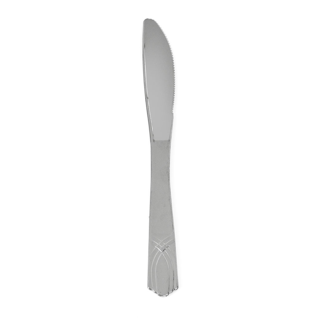 Silver Cutlery Collection, Silver-like Knives (600 Count) - Blue Sky ...