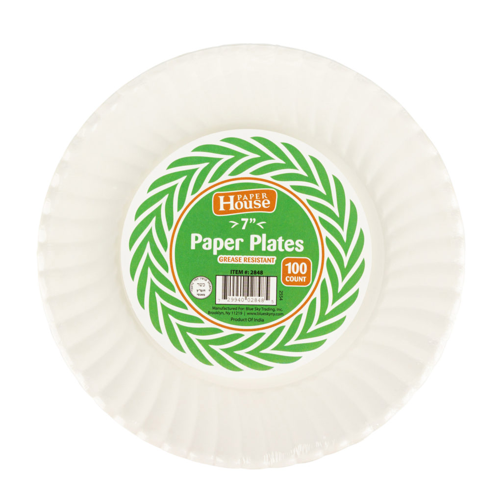 Dinner Collection 7" Paper Plates - Blue Sky Trading