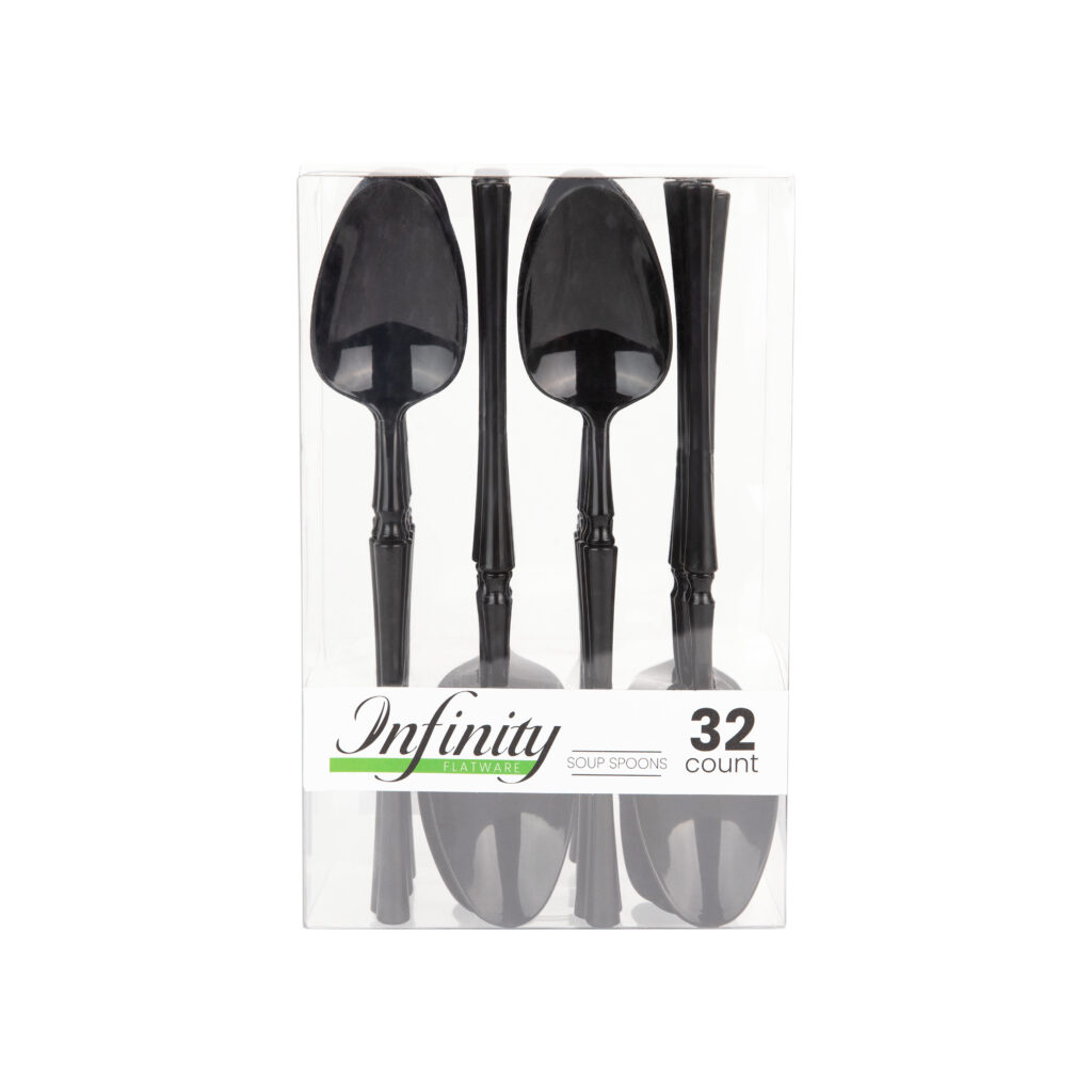 Infinity Flatware Black - Blue Sky Trading