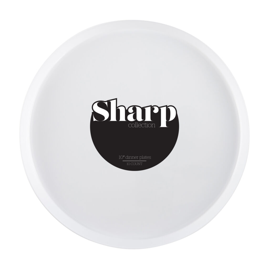 Sharp White 10" Plates (10 Count) - Blue Sky Trading