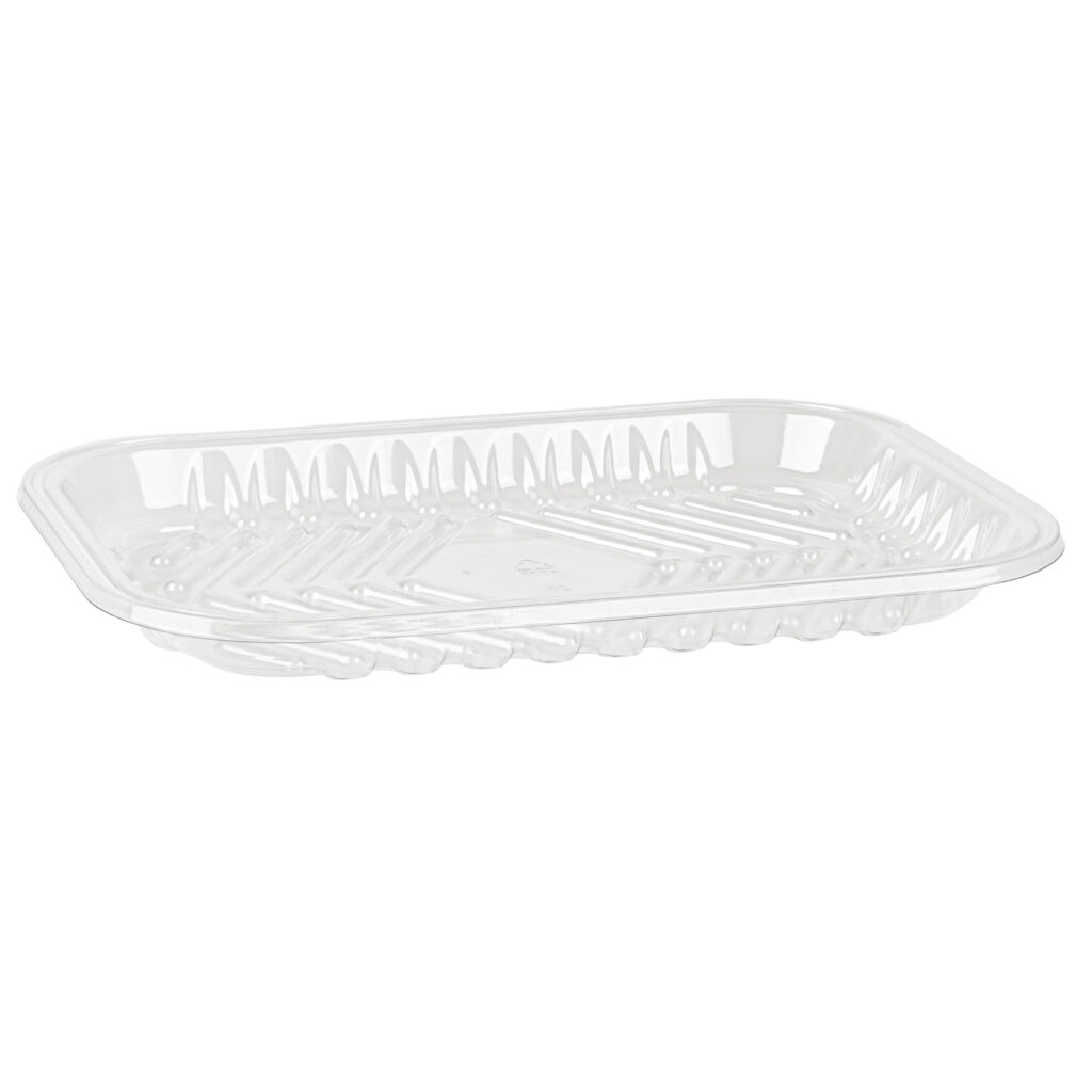 Meat Trays 2S Clear 6" X 8.4" - Blue Sky Trading